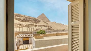 Quarto Duplo ou Twin Deluxe, varanda, vista para o jardim | Vista do quarto