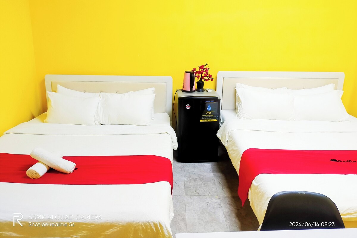 Quarto Duplo Deluxe | Roupa hipoalergénica, minibar, secretária 