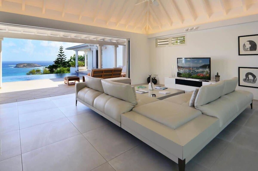 Villa Bel Ombre Is A Beautiful 3 Bedroom Villa With A Bedroom View On The Sea. - Saint Barthélemy