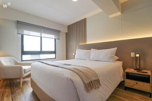 Apartamento premium | 2 quartos, roupas de cama premium, individualmente decorados