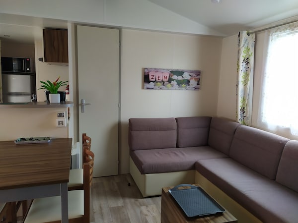 Mobil-home Dans Camping Calme Avec Piscine, 2,8 Km De La Plage - Vendée