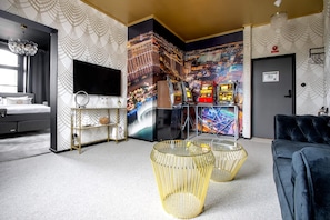 Suite Exclusiva | Roupa de alta qualidade, minibar, cortinas/cortinados opacos 