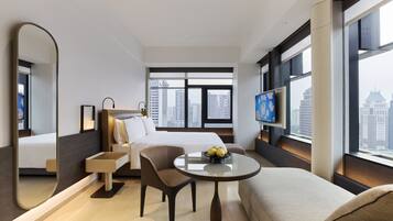 Suite | Roupa hipoalergénica, minibar grátis