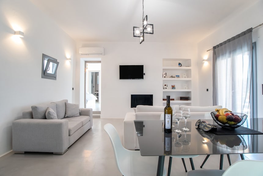 Villa 'Blue Bell Resort Sunrise' Con Vistas Al Mar, Wi-fi Y Aire Acondicionado - Antiparos