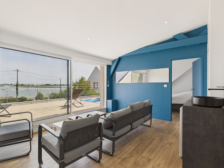 Vue Mer Exceptionnelle - 10 Adultes, 4 Enfants - Morbihan