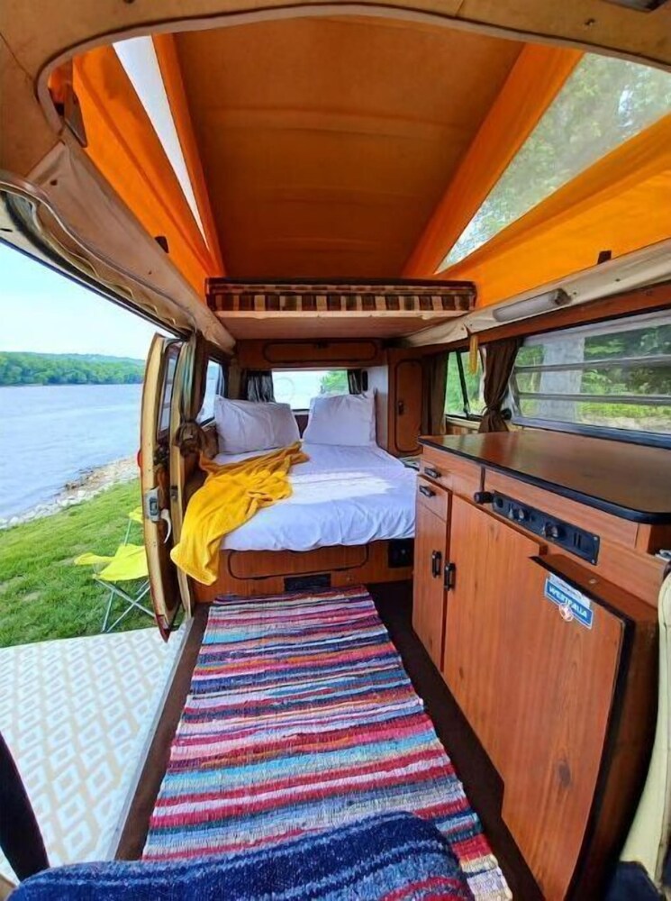 #Vanlife Iconic VW Van Camping and Kayaking! - St. Charles County | Vrbo