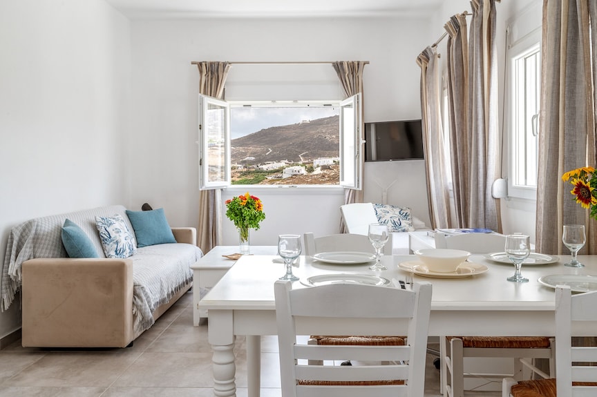 Holiday Home 'Afroditi Ftelia Anemone' With Mountain View, Wi-fi And Air Conditioning - Mykonos