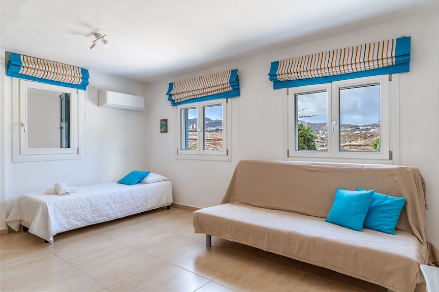 Maison De Vacances 'Afroditi Ftelia Gerani A' Avec Vue Sur La Montagne, Wi-fi Et Climatisation - Mykonos