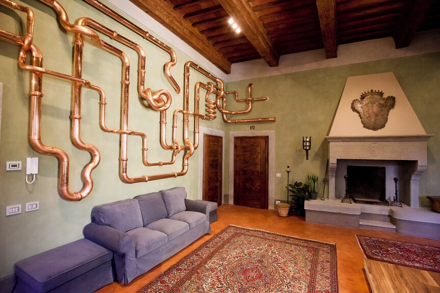 Historic Frescoed Apartment With Garden In The Center Of Arezzo - Arezzo