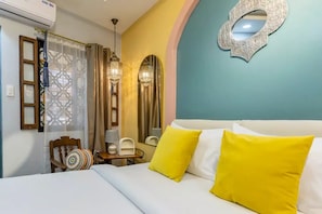 Quarto casal superior, 1 quarto, para não fumantes, sem janelas | Roupas de cama premium, edredons de pluma, individualmente decorados