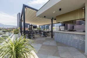 Terraço no piso superior