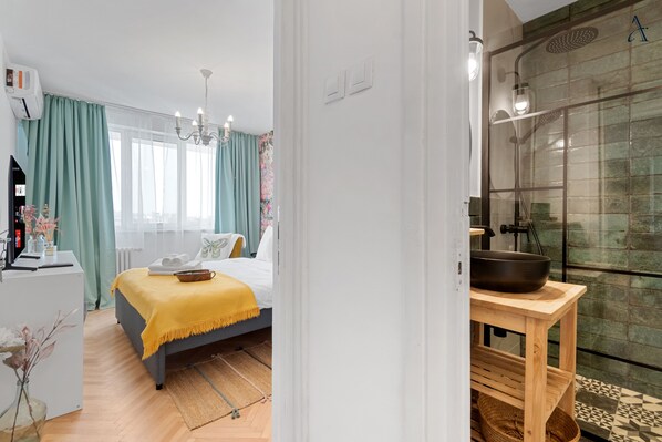 Apartamento Executivo | Casa de banho | Toalhas fornecidas 