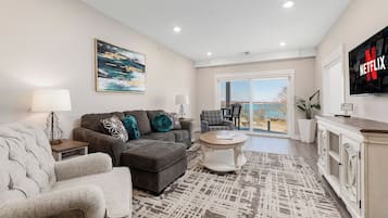 Smart TV de 32 polegadas com canais digitais, serviços de streaming