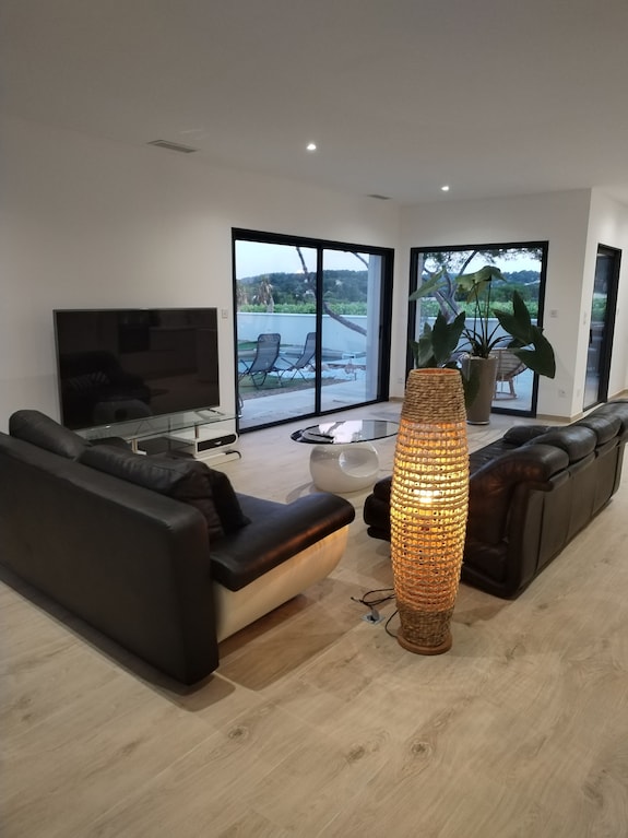 Villa Climatisée Piscine Vue Sur Vignoble Zen, Luxe, Charme , Calme - Saint-Martin-d'Ardèche