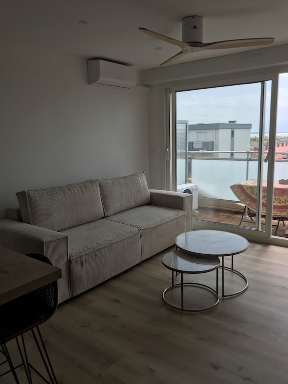 Port-la-nouvelle (Méditerranée) Apt Entièrement Rénové A Proximité Et Vue Mer - Plage Port-La-Nouvelle