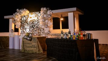 Área para festas de aniversário