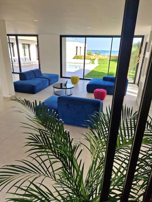 Villa Vue Mer Avec Piscine Pour 9 Pers. Accès Pmr - Brignogan-Plage