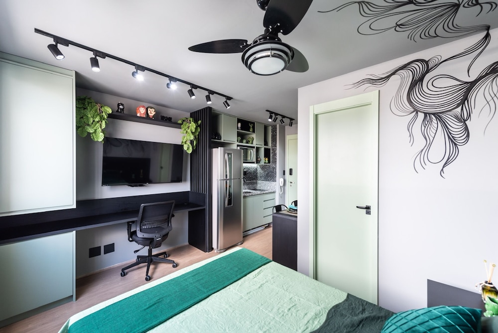 Beautiful Studio With Swimming Pool Close To The Brás Subway - São Paulo