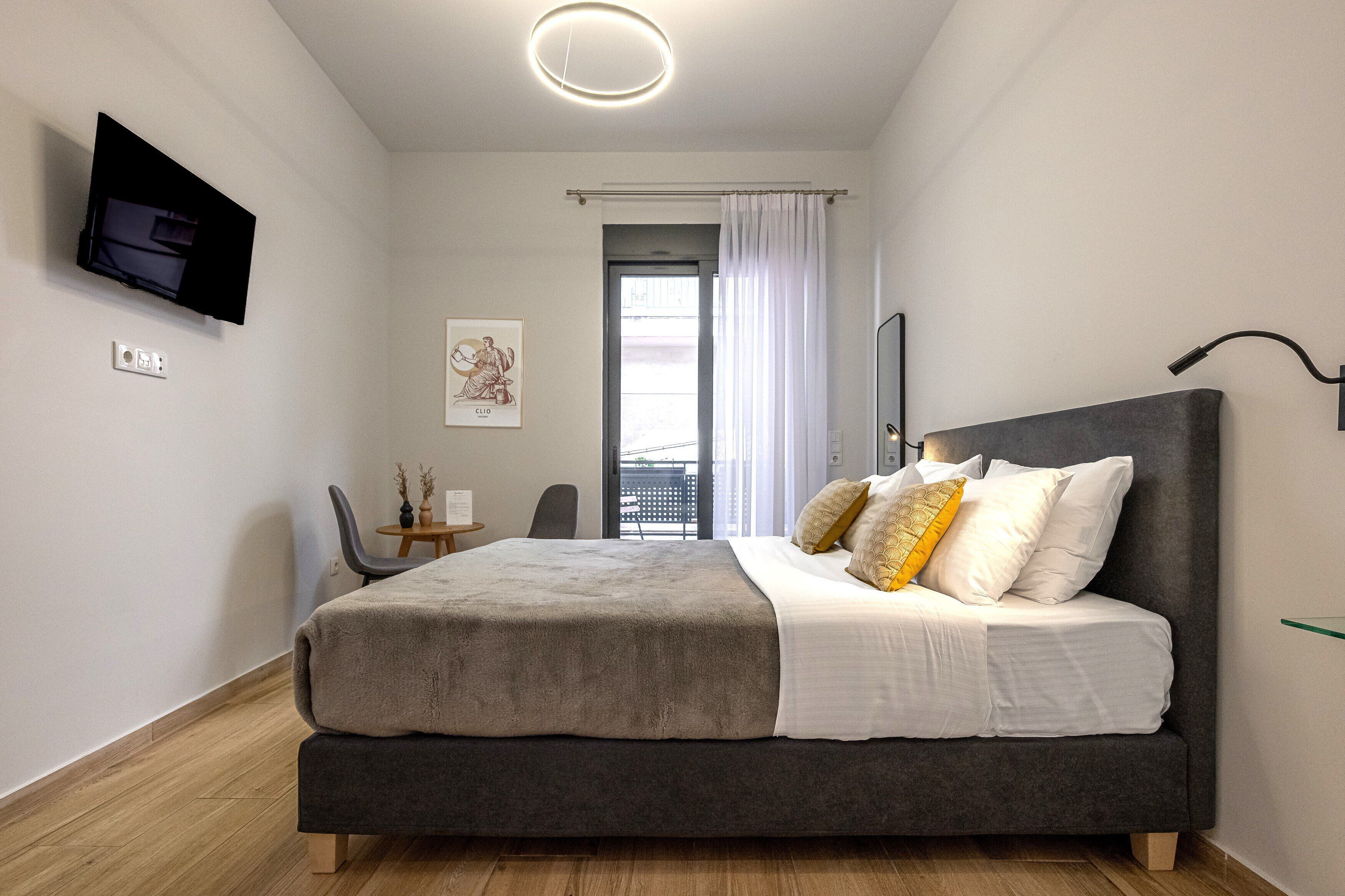 Estúdio luxo | Cofres nos quartos, cortinas blackout, quartos à prova de som