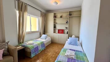 Apartamento, 1 quarto, terraço | 1 quarto, roupa de cama fornecida