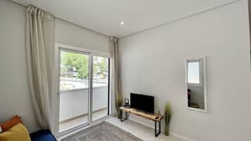 Apartamento, 1 quarto, terraço | Sala