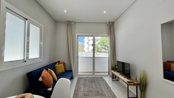 Apartamento, 1 quarto, terraço | Sala