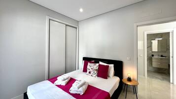 Apartamento, 1 quarto, terraço | 1 quarto, roupa de cama fornecida