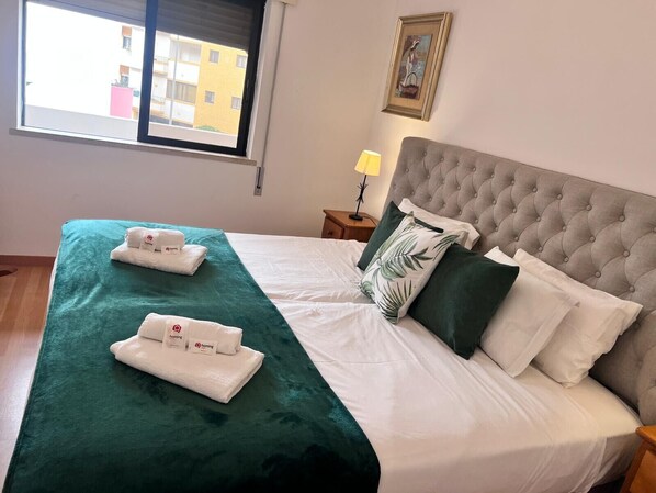 Roupa de cama fornecida