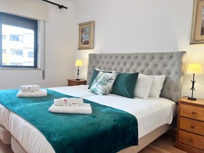 Apartamento, 1 quarto, acesso à piscina | Roupa de cama fornecida