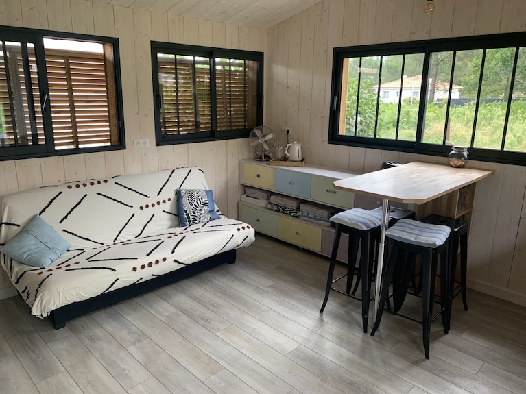 Charmant Chalet, Lisière De Forêt, 2min Du Lac Biscarosse - Landes