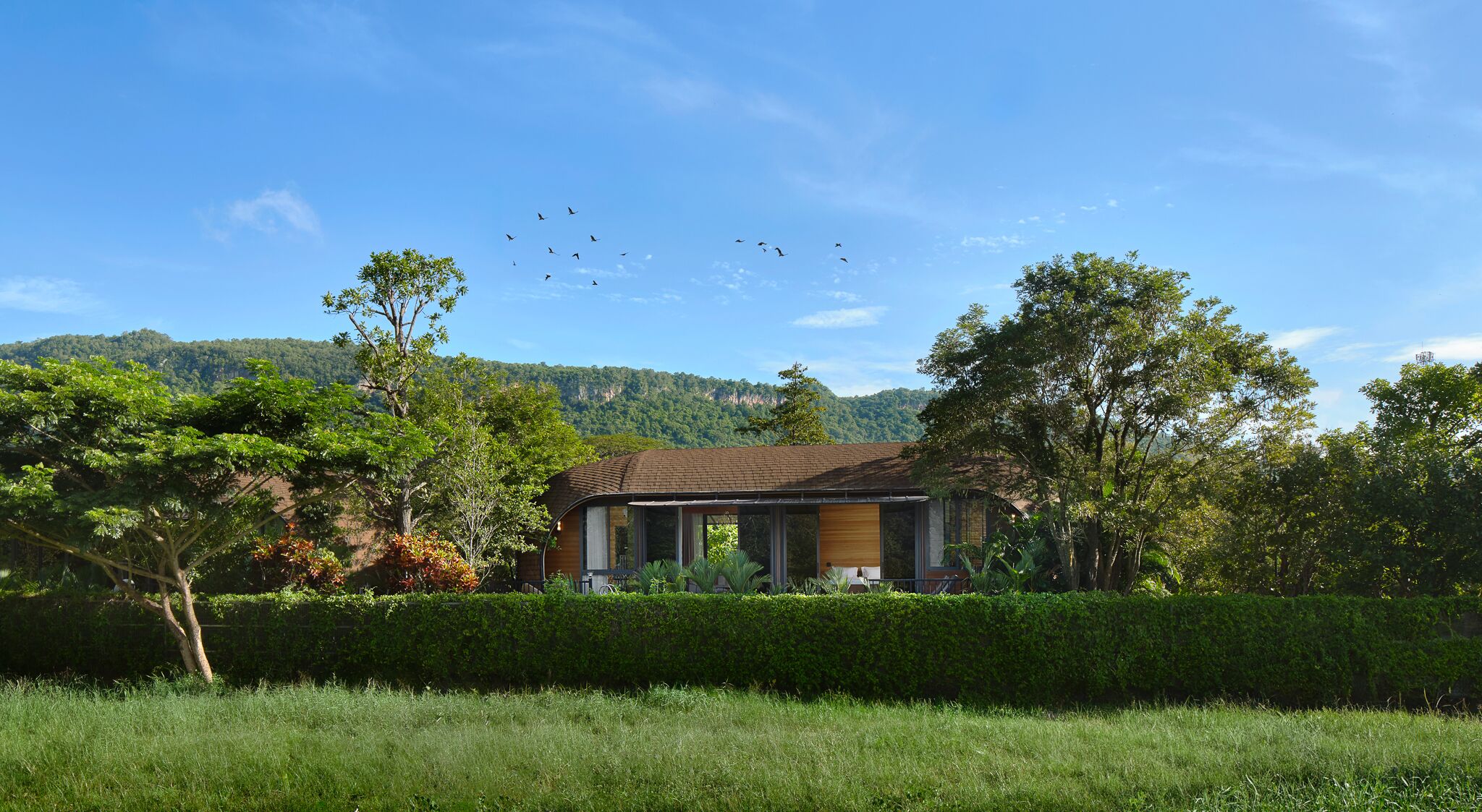 2-Bed Room Pool Villa Mountain | Camas de colchão Tempur-Pedic, minibar grátis, cofre no quarto 