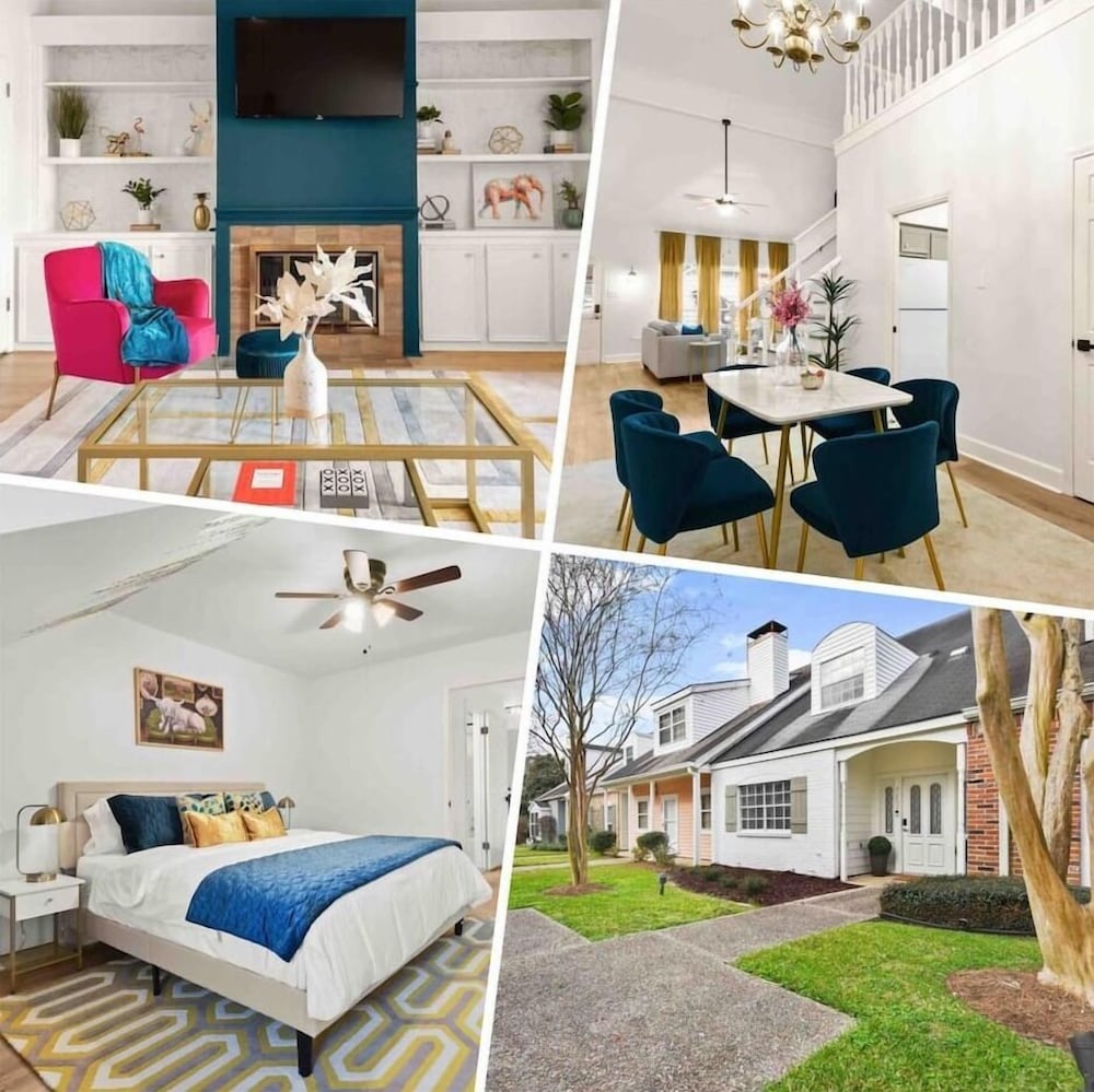 Br Stylish Retreat W/ Fenced Patio! 2k Lux Stay! - Baton Rouge, LA