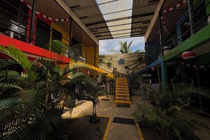 Entrada do alojamento