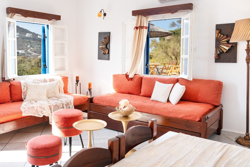 Appartement Dans Un Hôtel 'Sun Rock Boutique - Villa Pansy' Avec Terrasse Privée Et Climatisation - Naxos