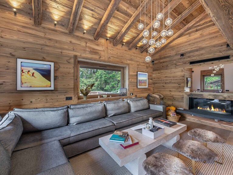 Chalet Avec Sauna Et Mazots à Megève - Praz-sur-Arly