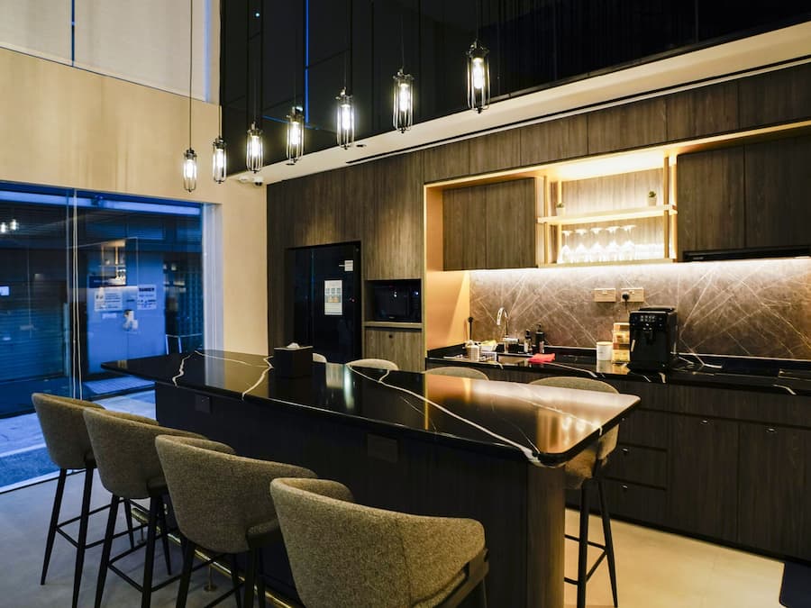 Espaço de cozinha partilhado