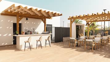Bar junto à piscina