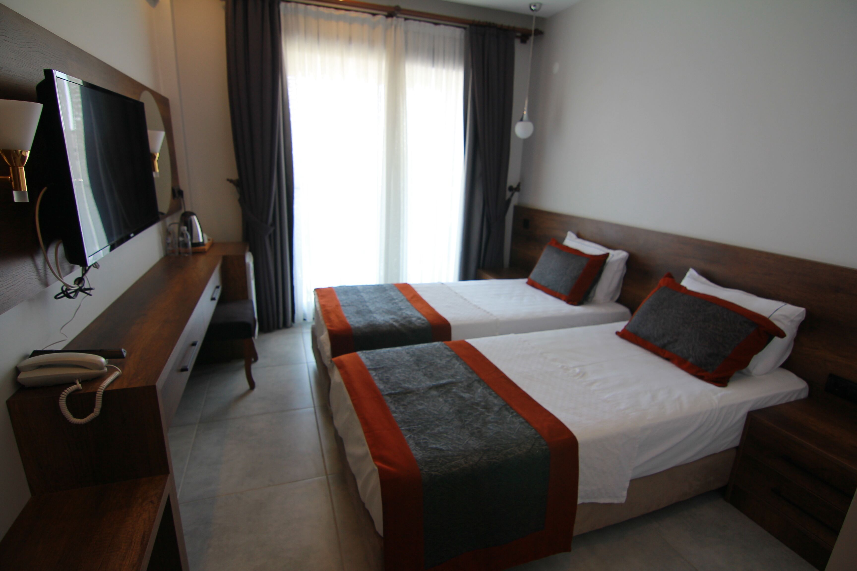 Quarto Elite, 1 cama de casal, vista para o mar | Roupa de alta qualidade, ferro/tábua de engomar, Wi-fi grátis 
