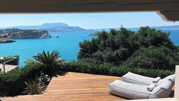 Apartamento, 1 quarto, terraço, vista para o oceano | Terrenos do alojamento