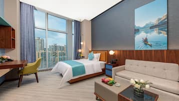 Quarto standard | 1 quarto, edredons de pluma, cofres nos quartos, escrivaninha