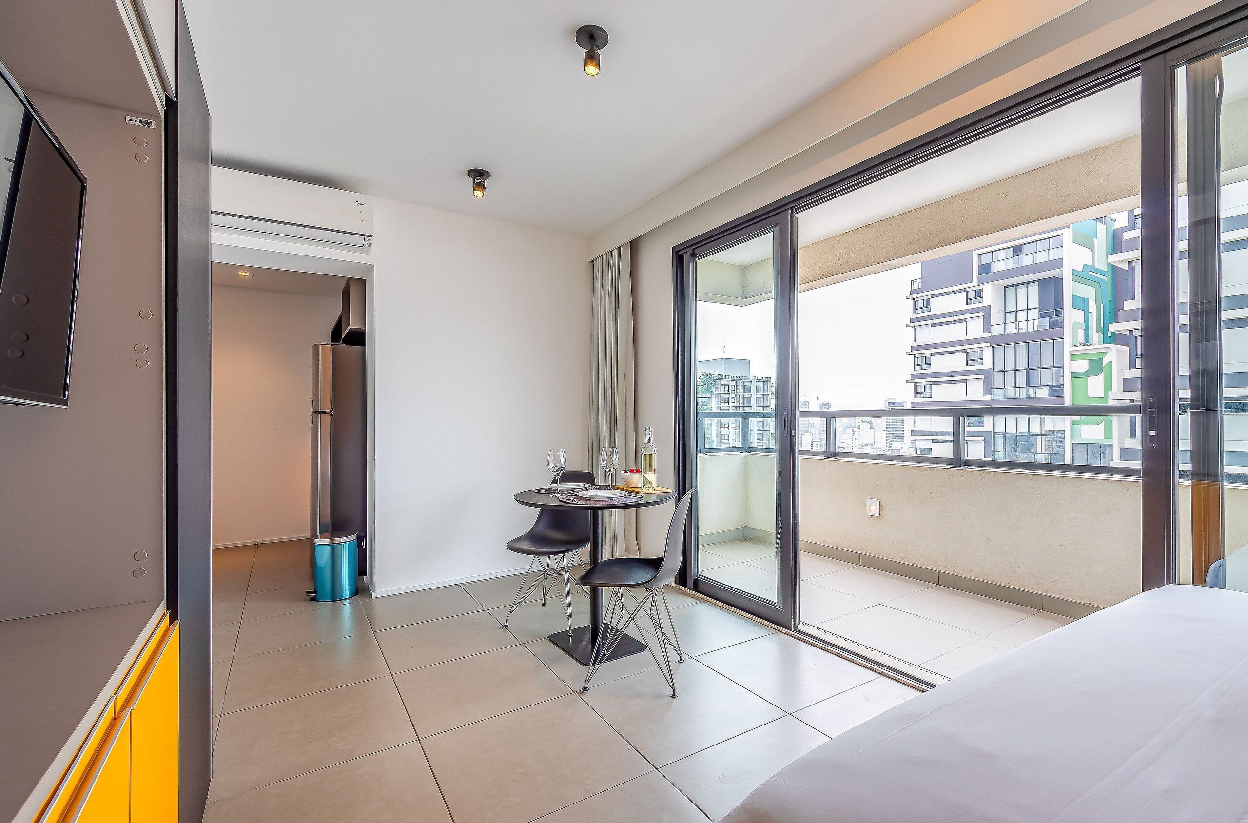 Estúdio superluxo | Individualmente decorados, Wi-Fi de cortesia, roupa de cama