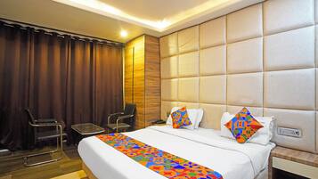 Quarto Familiar | Lençóis de algodão egípcio, roupa de alta qualidade, cofre no quarto