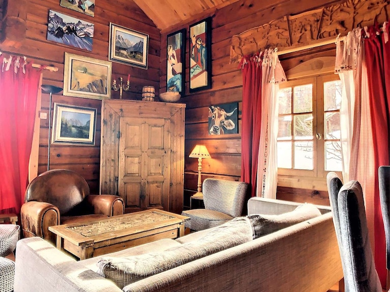 Chalet 10 Pers Tout Confort Avec Cheminée Et Sauna - Le Corbier
