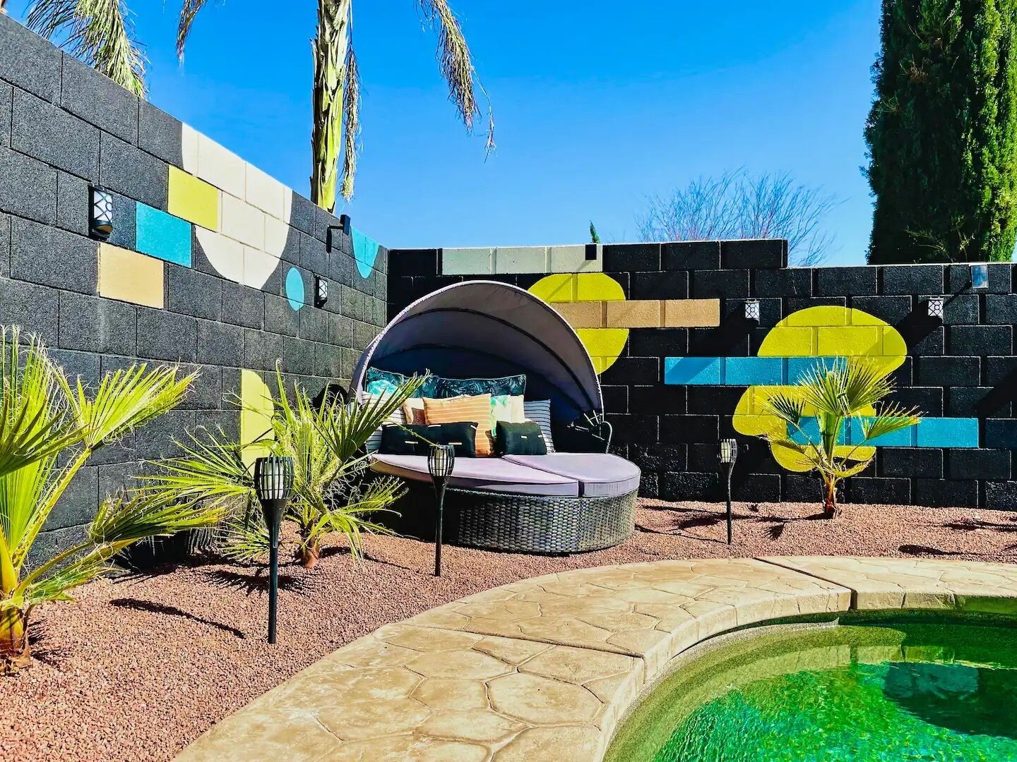The Jungalow: Luxe Jungle Vibes Meet Modern Desert Living w/ Lagoon ...