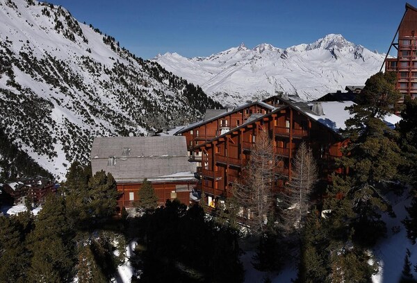 Wifi, 150m From Ski Slopes, Fitness, Swimming Pool, Sauna, Hammam, Balcony, Fireplace Or Stove, Tv - Peisey-Nancroix
