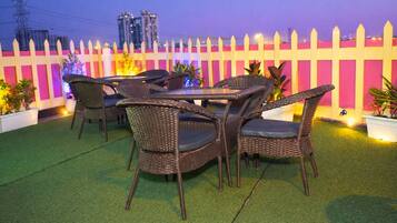 Terraço no piso superior