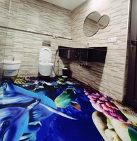 Suite Deluxe | Casa de banho | Toalhas fornecidas 