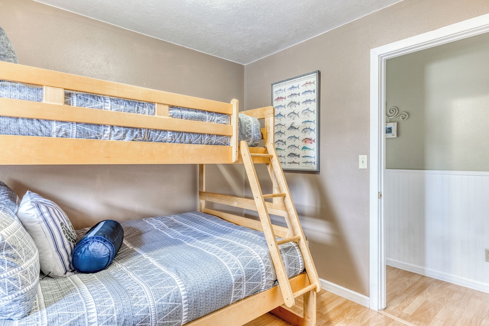 Seaside Charmer with Game Room, Yard, and Easy Walk to Beach and Golf ...