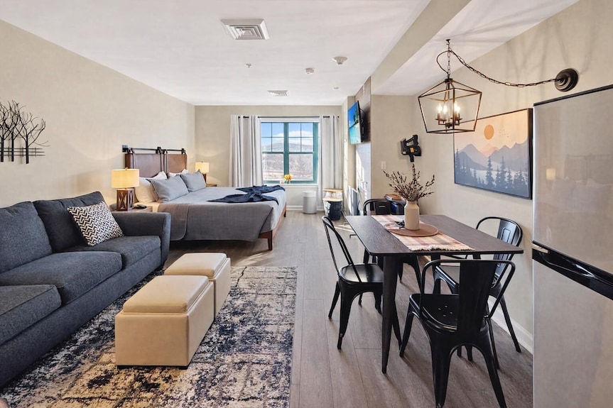 Premium Studio With Stunning Mountain & Sunset Views At The Appalachian #263 - 함부르크