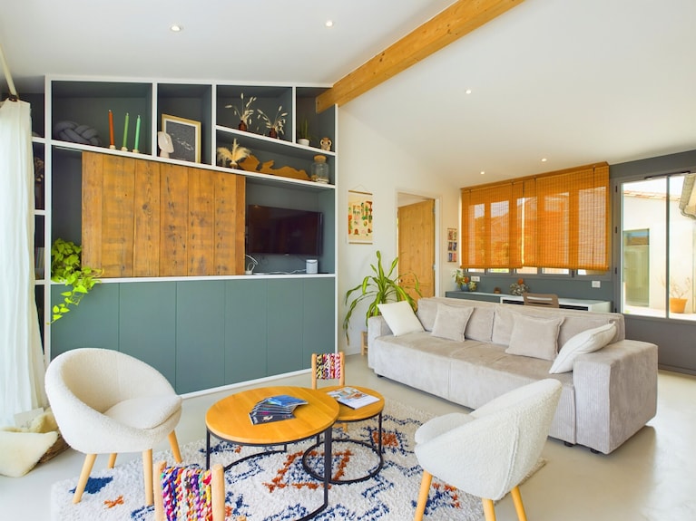 Villa Con Piscina Climatizada Y Jardín - La Rochelle